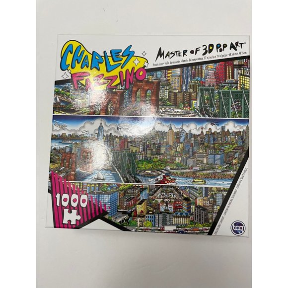 Games | Nib Charles Fazzino 100 Piece Jigsaw Puzzle | Poshmark